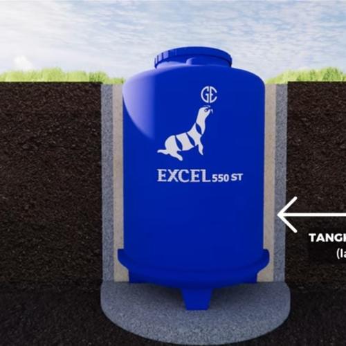 Jual Tangki Air tandon Pendam Excel 1100 liter - al 1100st (langsung ...