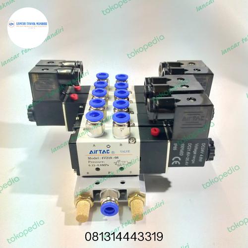 Jual solenoid valve set manifold 5 baris single coil dan double coil - Jakarta Barat - lancar ...