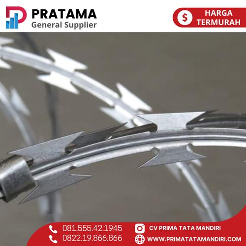 Jual KAWAT PAGAR KAWAT DURI KAWAT SILET BTO - CBT DIAMETER 45 ...