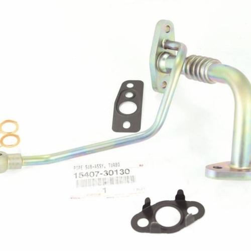 Jual Pipe Pipa Turbo Oil Inlet 15407-30130 0L050 ORI Hilux - Jakarta ...