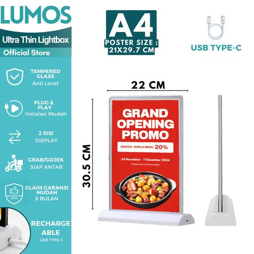 Jual Ultra Thin Battery Light Box A4 - Lumos 2.0 | LED SLIM LightBox ...
