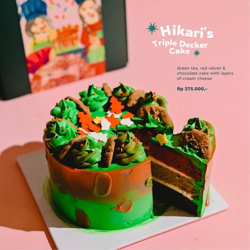 Jual Hikari's Triple Decker Cake - Kota Bandung - Baker Street Bakery ...