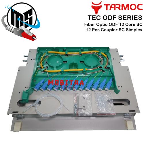Jual Fiber Optic ODF/OTB 12 Core SC Lengkap Rackmount | ODF 12C SC ...