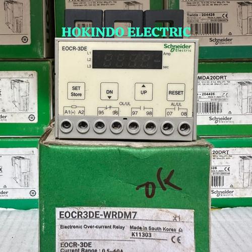 Jual SCHNEIDER EOCR-3DE ELECTRONIC OVERCURRENT RELAY 220VAC EOCR3DE-WRDM7 - Jakarta Pusat ...