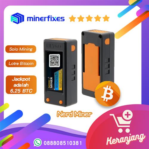Promo Nerd Miner Bitcoin Solo Mining Lottery Miner 55 Kh/s With Screen - Jakarta Barat ...