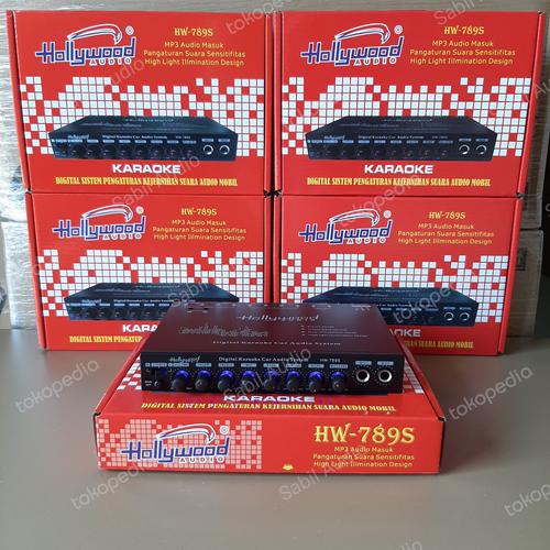 Jual HOLLYWOOD Pre Amplifier Parametrik Karoke Equalizer Pre Amp ...