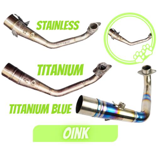 Jual Header Leher Pipa Knalpot Akrapovic Titanium Xmax 250/300 Ori ...