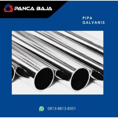 Jual Pipa Besi Galvanis Medium | Pipa Galvanized Panjang 6 Meter - Kota ...
