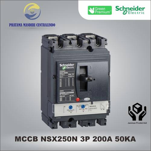 Jual MCCB NSX250N 3 Phase 200 Ampere SCHNEIDER 3P 200A - 50KA LV431831 - Jakarta Barat - PRATAMA ...
