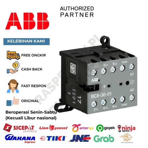 Jual ABB BC6-30-01-01 Mini Contactor 24VDC 3NO 0NC Screw Terminal - Jakarta Barat - Raspberry Pi ...