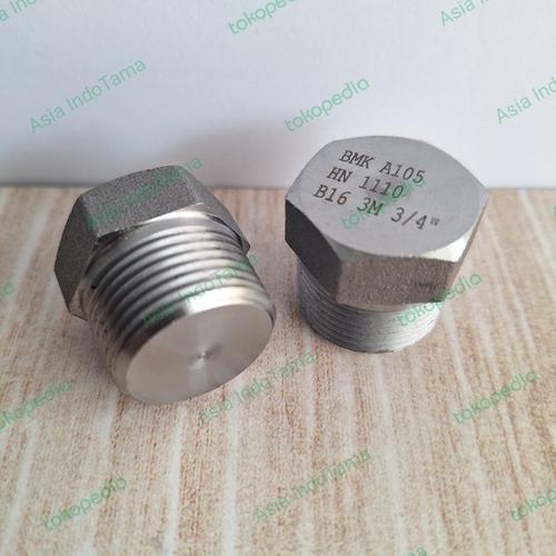 Jual Plug Class3000 Besi Drat NPT 2"inch / Hex Plug Class 3000 A105 ...