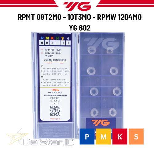 Jual Insert RPMT 08 T2MO - 10 T3MO - RPMW 1204 MO YG 602 Milling YG-1 ...