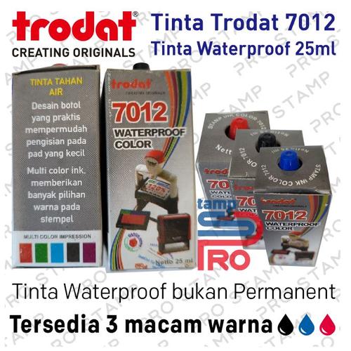 Jual Tinta Stempel Trodat Waterproof 7012 / 25ml - Biru - Kab. Bekasi ...