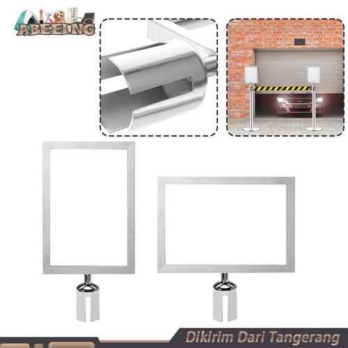 Jual A4 Sign Frame Poster Potrait Stainless Landscape Signage ...