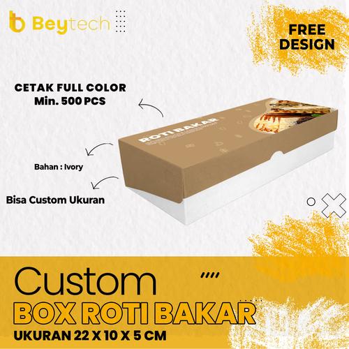 Jual Custom Box Roti Bakar, Bolen, Martabak, Bolu Full Color - 6000 ...