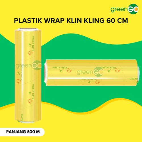 Jual PLASTIK WRAPPING MAKANAN 60 CM KLIN KLING 500 METER PLASTIK ...