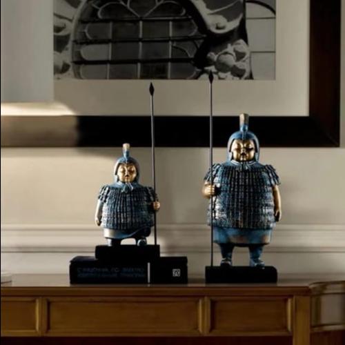 Jual Patung Dekorasi Prajurit Istana / Chinese Warrior Figurine Set ...