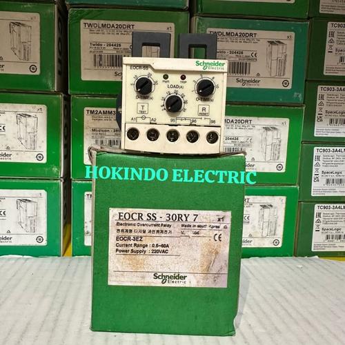 Jual SCHNEIDER EOCR-SS ELECTRONIC OVERCURRENT RELAY 220VAC EOCRSS-30RY7 ORI - Jakarta Pusat ...