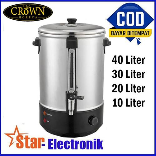 Jual Water Boiler CROWN Termos Pemanas Air Electric Kapasitas 10/20/30 ...