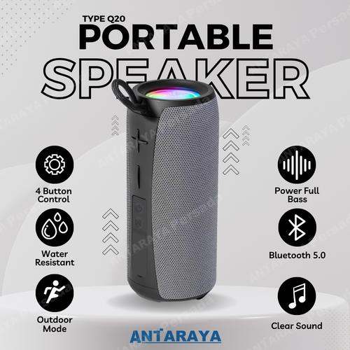 Jual Water resistant portable bluetooth speaker HD Sound - Biru - Kab ...