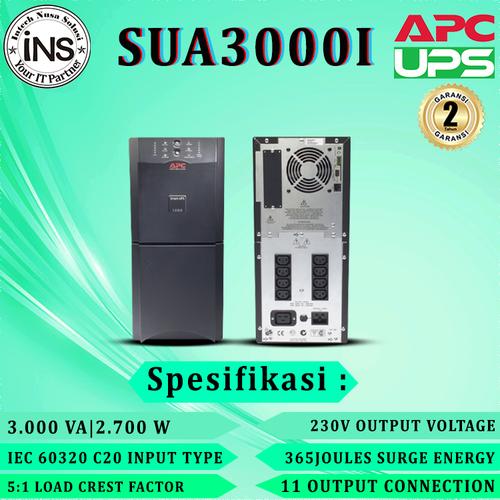 Jual UPS APC SUA3000I APC3000I 3000VA 2700W 230V GARANSI 2 TAHUN ...