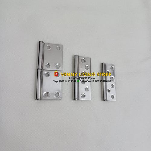 Jual Engsel Pintu Bendera - Engsel Cabut Stainless Steel - 4" - Kab ...