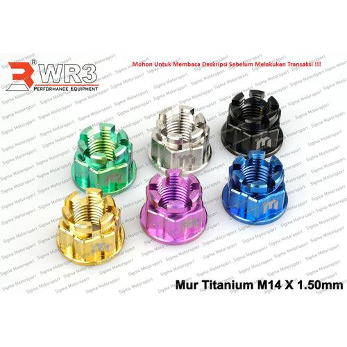 Jual Mur As Roda / Axle Slider WR3 Universal Ninja R25 ZX25R Nmax - M16 ...