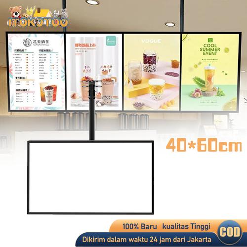 Jual LED Menu Board 40x60cm Food Menu Display Light Box Wall Mounted ...