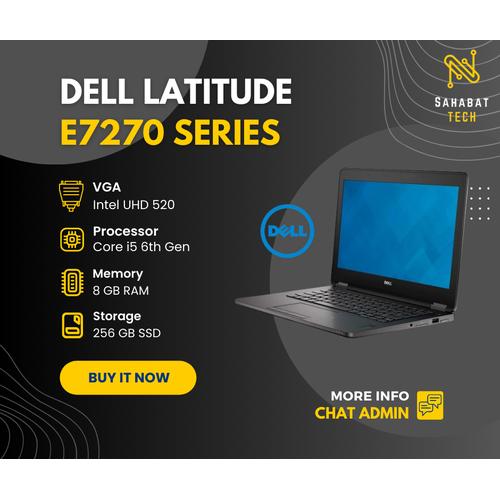 Jual Laptop Dell Latitude Intel Core i5 Murah Bergaransi - E7270 i5 Gen 6, 256GB / 8GB - Jakarta ...