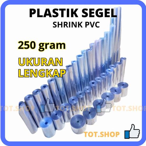 Jual 250gram PLASTIK SHRINK PVC Segel Termurah Ukuran Terlengkap Segel ...