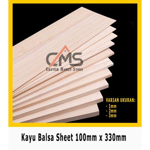 Jual KAYU BALSA SHEET / KAYU BALSA 2mm x 100mm x 300mm - Kota Tangerang ...