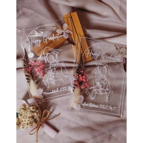 Jual Gift Akrilik Lettering Rustic || Akrilik Costum || Hampers ...