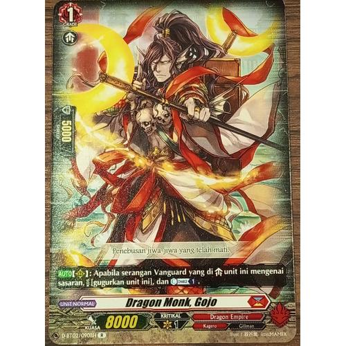 Jual Dragon Monk, Gojo (R) | D-BT02 | Bahasa Vanguard - Jakarta Barat - Carttu | Tokopedia