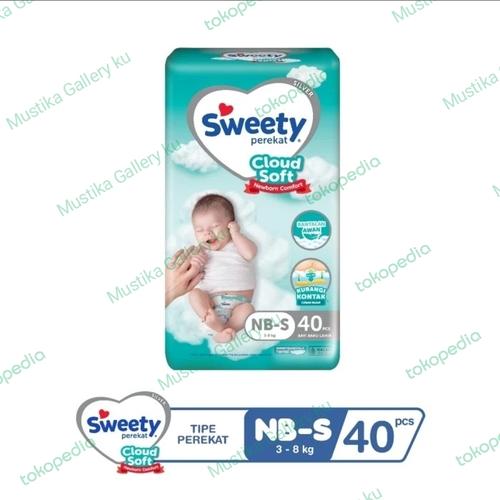 Promo Pempers SWEETY SILVER Comfort NB S 40 type Perekat Newborn - S36 ...