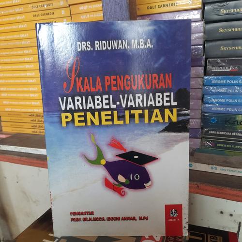 Jual skala pengukuran variabel variabel penelitian Riduwan - Kota ...