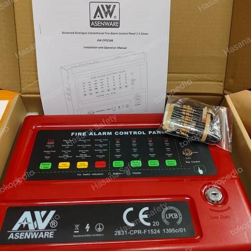 Jual ASENWARE 4 ZONE Conventional MCFA / Panel Fire Alarm 4 Zone - Jakarta Barat - Hasana Safety ...