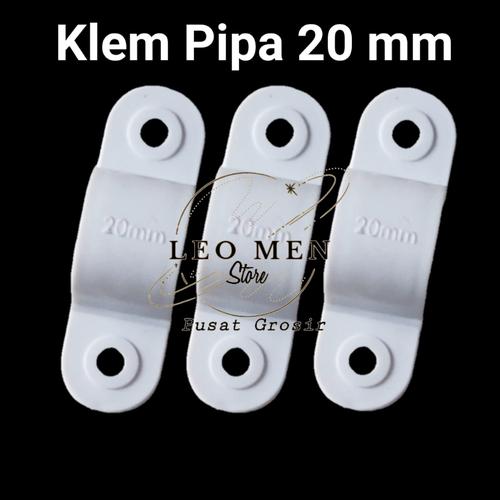 Jual Klem Pipa~Klem Pipa Listrik~Klem Pipa Universal~20 mm~PVC - Kota ...