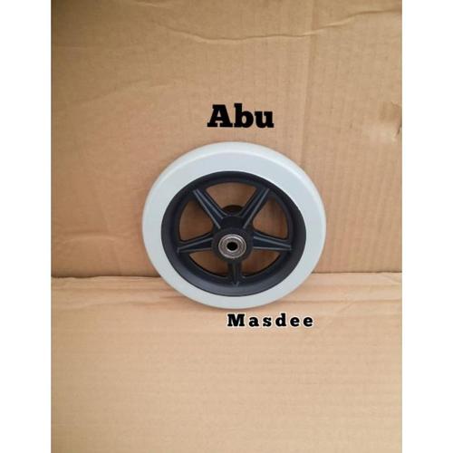 Jual roda 6 inch roda depan kursi roda,sparepart kursi roda - Abu, 6 ...