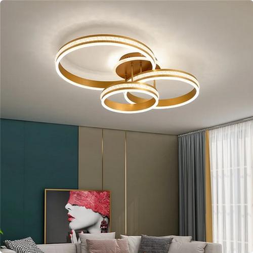 Jual Lampu Plafon Emas Nordic Lampu Bulat Kreatif Modern LED Plafon ...