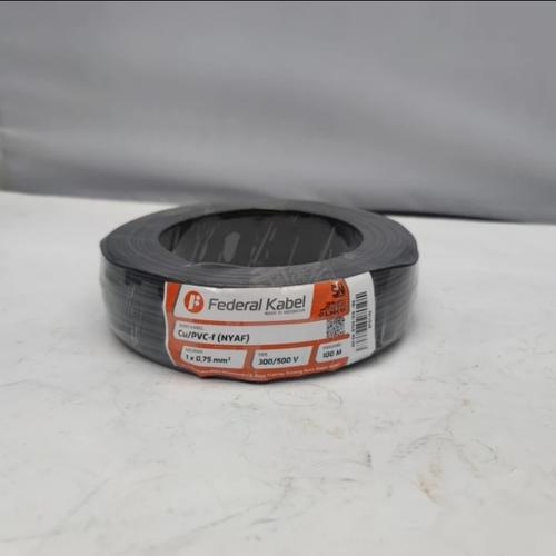Jual FEDERAL Kabel Serabut Cable NYAF 0.75mm 1x0.75mm @Roll=100mtr ...