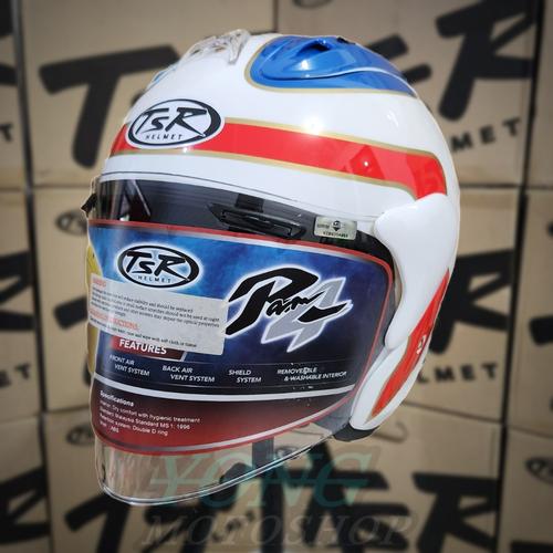 Promo Helm TSR Ram 4 Fredy Spencer GOLD Original Half Face TSR Helmet Ram4 - Kota Bandung - yong ...