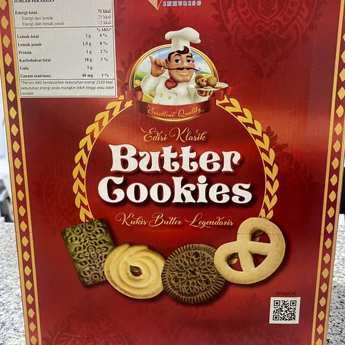 Jual Butter Cookies Kukis Butter Legendaris Inkubisc 8 kotak 2400gram ...