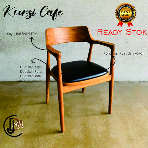 Jual Kursi Makan / Kursi Cafe Hiro Besar Jati - GRADE A - Kab. Jepara - David Jati Mulyo | Tokopedia