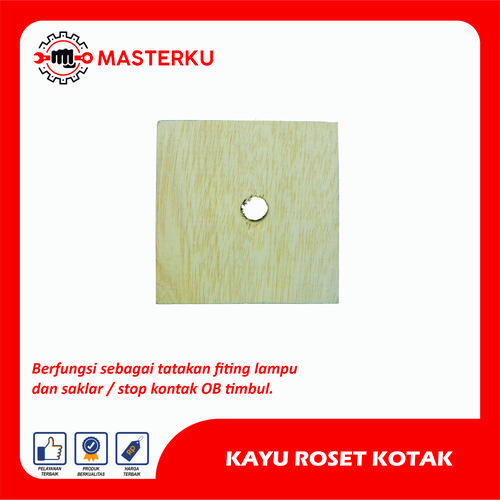 Jual Kayu Roset Kotak/ tatakan fitting lampu - Kota Semarang - Masterku ...