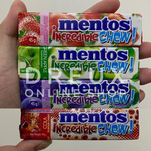 Promo [IMPORT] MENTOS Incredible Chew! 45gr MADE IN VIETNAM - GREEN ...