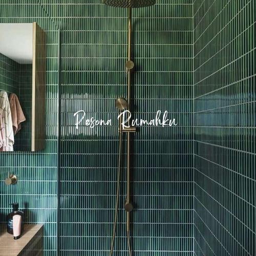 Jual Venus Linea Striped Multi Green - Mozaik Keramik Dinding Dapur ...