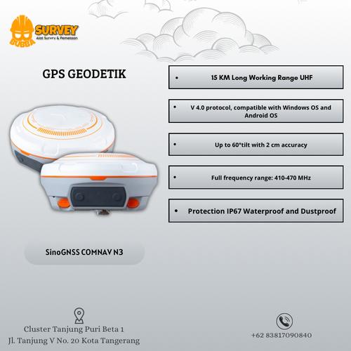 Jual GPS Geodetik Sinognss COMNAV N3 Gnss RTK Receiver NEW - Kab. Cianjur - Bubba Survey | Tokopedia
