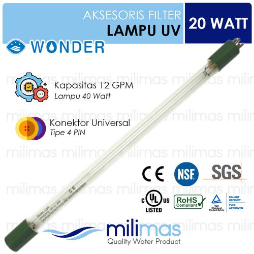 Jual WONDER Lampu UV 40 Watt - Bohlam UVC 12 GPM - CHN - Kota Surabaya ...
