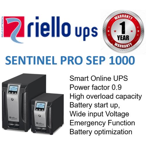 Jual UPS Riello Sentinel Pro SEP 1000 VA / Smart Online UPS Riello 1 ...