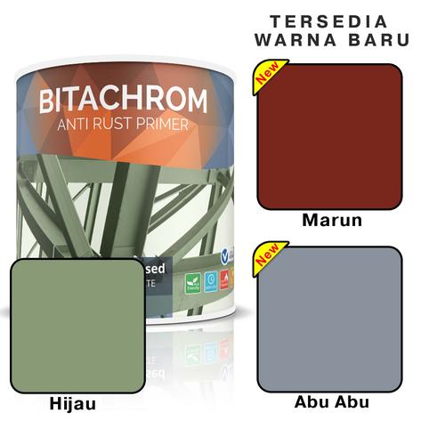 Promo Cat dasar besi anti karat 5kg - BITACHROM - Abu-abu - Kab ...